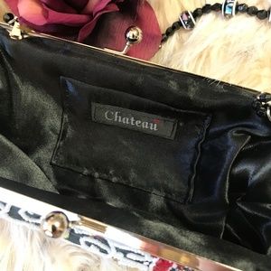 Chateau | Bags | Chateau Beaded Hand Clutch Bag Sequins | Poshmark